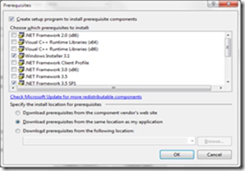 Create Setup and Deployment Project in Visual Studio 2008/2010